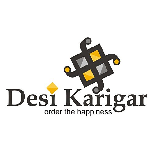 Desi Karigar Beautiful Wood & Wrought Iron Small Wall Bracket/Wall Shelves