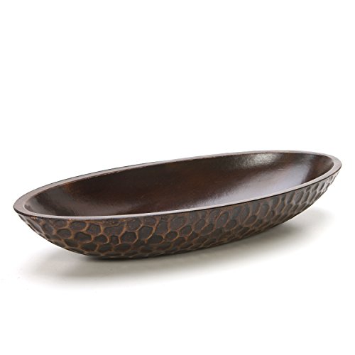 Hosley Honeycomb Wood Decor Bowl is 14.3 Inch Long for Orbs or Dried Potpourri and is an Ideal Gift for Library Den Dorm Home Weddings Spa Reiki Meditation O3