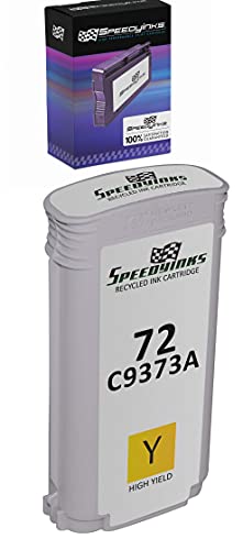 SPEEDYINKS Compatible Replacement for HP 72 Ink Cartridge C9373A High Yield (Yellow, Single-Pack) DesignJet T1100, T1120, T1200, T610, T620, T770, SD Pro MFP, T1100ps, T1120 SD-MFP, T1300, T2300