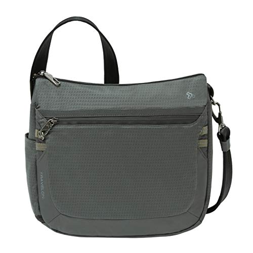 Travelon Anti-Theft Active Medium Crossbody, Charcoal, One Size