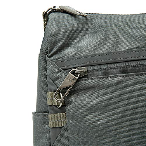 Travelon Anti-Theft Active Medium Crossbody, Charcoal, One Size