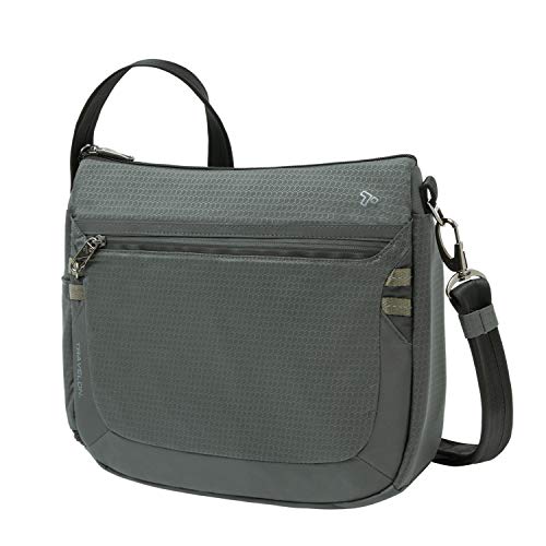 Travelon Anti-Theft Active Medium Crossbody, Charcoal, One Size