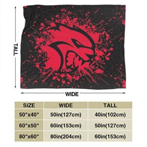 Baulerd Dodge Hellcat Ultra-Soft Micro Fleece Blanket 60"" x50