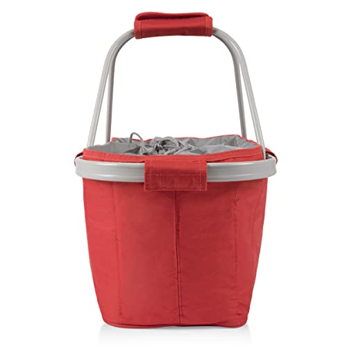 ONIVA - a Picnic Time brand 645-00-100-014-11 Metro Basket Collapsible Cooler Tote, Mickey Mouse - Red