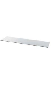 sswbasics tempered glass shelf – 12″ w x 48″ l x 3/16″ – set of 2