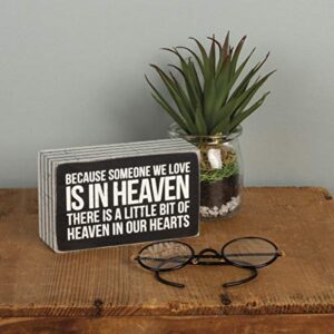 Primitives by Kathy Someone We Love in Heaven Bereavement Box Sign