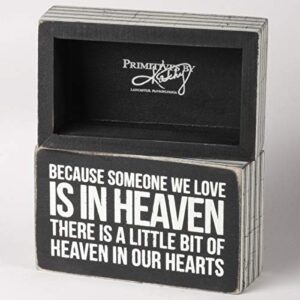 Primitives by Kathy Someone We Love in Heaven Bereavement Box Sign