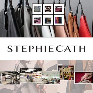 STEPHIECATH Genuine Leather Women's Shoulder Bag Large Casual Soft Real Leather Skin Tote Vintage Snap Basket Carry Bag (COFFEE)