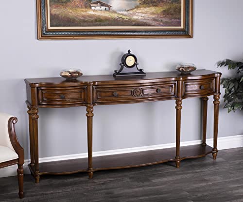 BUTLER PEYTON VINTAGE OAK CONSOLE TABLE