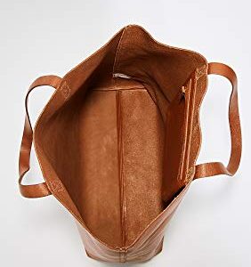 Madewell Women's The Transport Tote, English Saddle, Tan, Brown, One Size