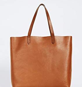 Madewell Women's The Transport Tote, English Saddle, Tan, Brown, One Size