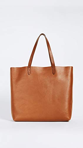 Madewell Women's The Transport Tote, English Saddle, Tan, Brown, One Size