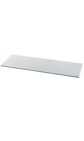 SSWBasics Tempered Glass Shelf - 14" W x 36" L x 3/16" - Set of 2