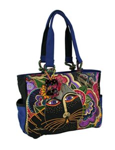 laurel burch carlotta’s cats tote, multi, one size