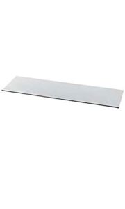 sswbasics tempered glass shelf – 12″ w x 36″ l x 3/16″ – set of 2