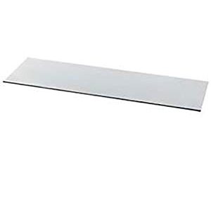 SSWBasics Tempered Glass Shelf - 12" W x 36" L x 3/16" - Set of 2