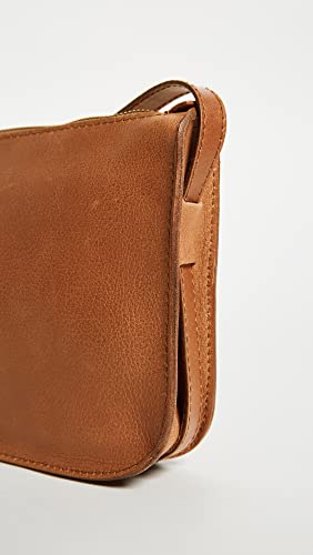 Madewell Women's The Simple Crossbody Bag, English Saddle, Tan, Brown, One Size