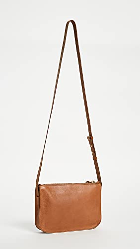 Madewell Women's The Simple Crossbody Bag, English Saddle, Tan, Brown, One Size