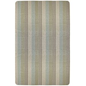 iCustomRug Multi Colored Loop Pile Berber Carpet Non Skid Utility Rug 4ft0in x 6ft0in (4' x 6') Sand Beige