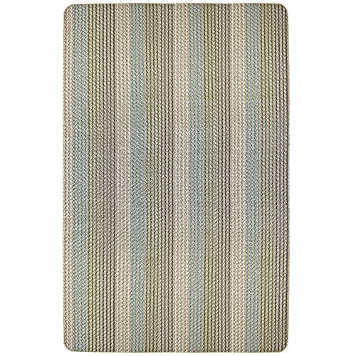 iCustomRug Multi Colored Loop Pile Berber Carpet Non Skid Utility Rug 4ft0in x 6ft0in (4' x 6') Sand Beige