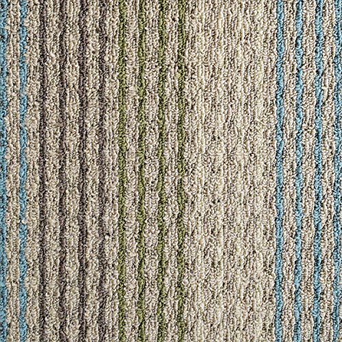 iCustomRug Multi Colored Loop Pile Berber Carpet Non Skid Utility Rug 4ft0in x 6ft0in (4' x 6') Sand Beige