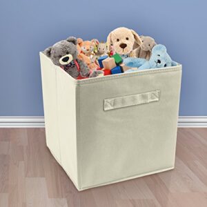 Sorbus Cube Storage Bin, Beige