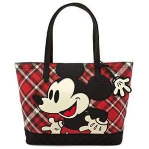 loungefly disney mickey mouse twill tote standard