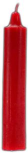 jumbo pillar red candle 9″ tall