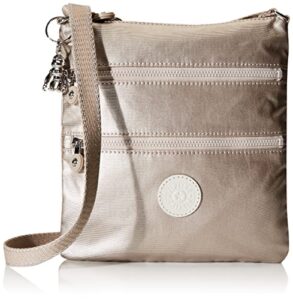 kipling womens keiko mini crossbody bag, metallic glow, 8 l x 9 h 1.25 d us