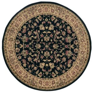 radici 953 castello rugs, 5-feet 3-feet, black