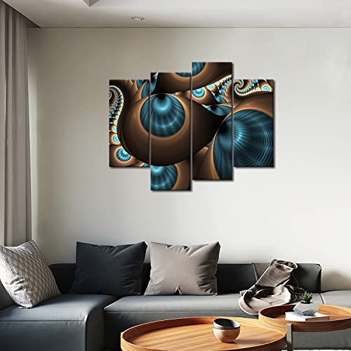 Abstract Blue Brown Like Several Holes Wall Art Painting The Picture Print On Canvas Abstract Pictures for Home Decor Decoration Gift