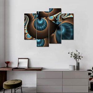 Abstract Blue Brown Like Several Holes Wall Art Painting The Picture Print On Canvas Abstract Pictures for Home Decor Decoration Gift