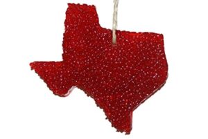 chicwick car candle leather fiery texas shape car freshener fragrance