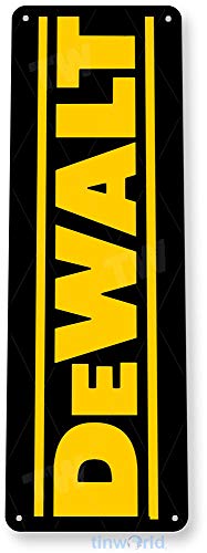 Tinworld Tin Sign Dewalt Power Tools Store Metal Sign Decor Toolbox Garage Auto Shop Cave B074