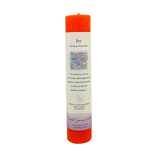 CRYSTAL JOURNEY Candle Pillar-Joy, 1 EA