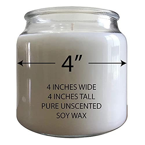 Unscented Soy Wax Country Candle Large