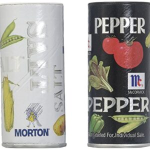 Morton, Salt & Pepper Shaker Set, 5.5 Ounce