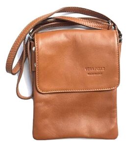 lagaksta ashley very small crossbody bag leather tan