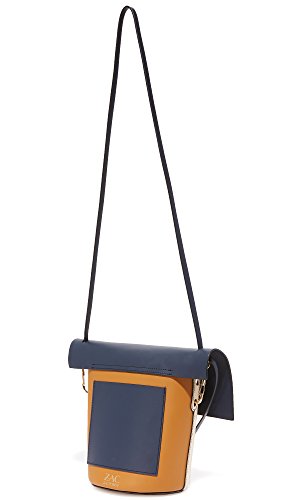 ZAC Zac Posen womens Belay Bucket Bag, Navy, One Size US