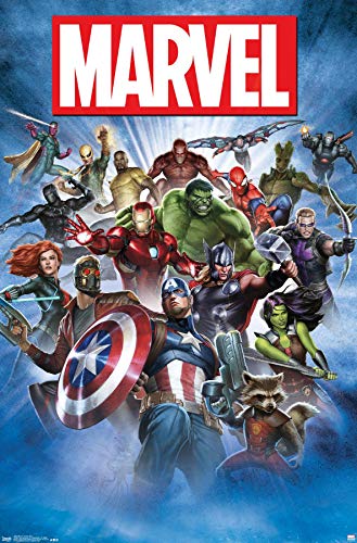 Trends International Marvel Comics - Group Shot Wall Poster, 22.375" x 34", Unframed Version