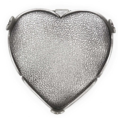 AVESON Classic Vintage Heart Shape Metal Jewelry Box Ring Trinket Storage Organizer Chest Christmas Gift