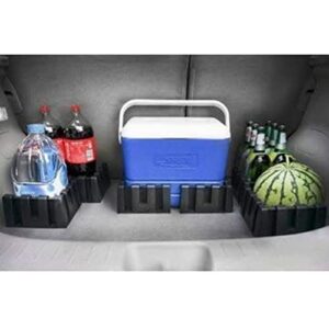 Multipurpose Cargo Organizer Blocks Car Trunk Storage Organizer Blocks, Available to Wool Trunk's Carpet for Car/Truck/SUV/Van, Set of 4