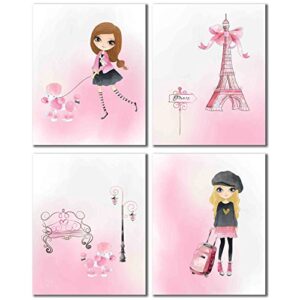 pink paris (8×10 – set of four)