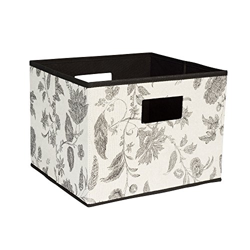 Household Essentials 620 Open Storage Bin with Cutout Handles, Single Unit, Green