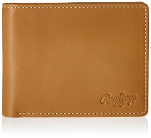 rawlings heart of the hide slim wallet (tan) , 4.2 x 3.25 x .5