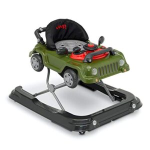 jeep classic wrangler 3-in-1 grow with me walker, anniversary green