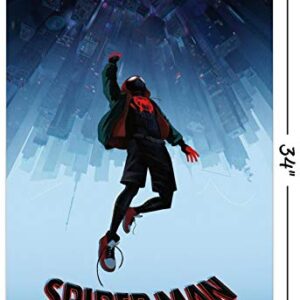 Trends International Marvel Spider-Man - Into The Spider-Verse - Falling Wall Poster, 22.375" x 34", Unframed Version