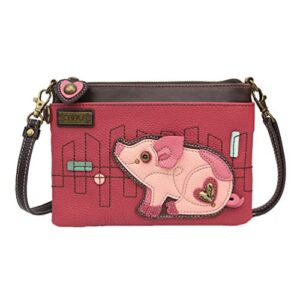 chala pig mini crossbody handbag, pig lovers pig accessories