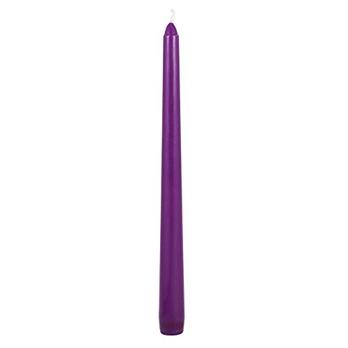 3 Purple and 1 Pink Advent Taper 10 Inch Candles Set of 4 in Giftbox