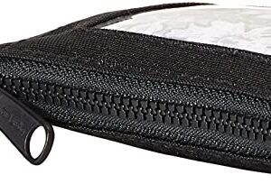 Vera Bradley Women's Recycled Lighten Up Reactive Zip ID Case Wallet, Black, One Size